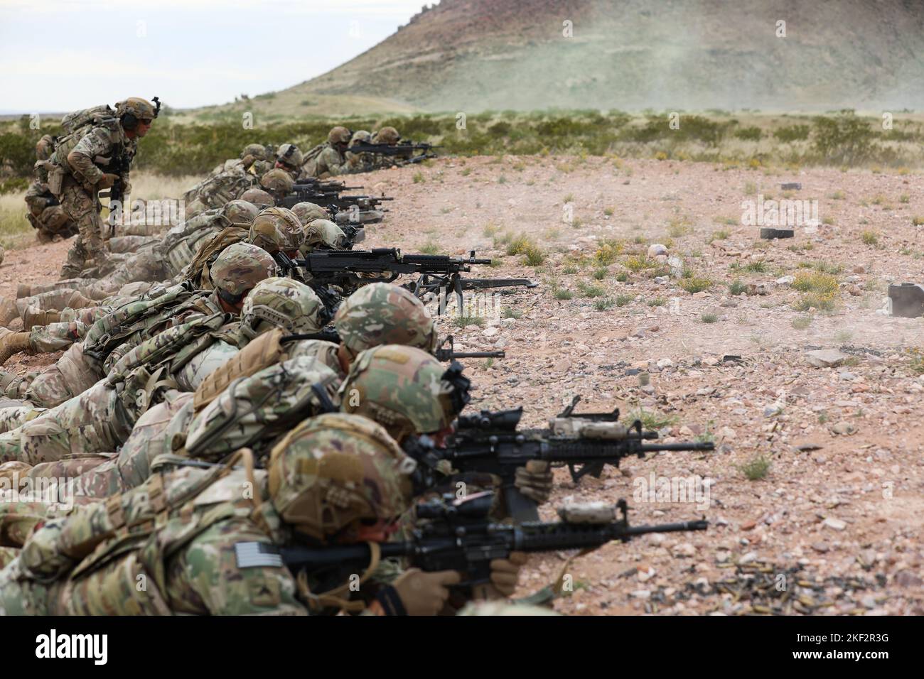 U.S. Army Soldiers assigned to 1st Battalion, 125th Infantry Regiment ...