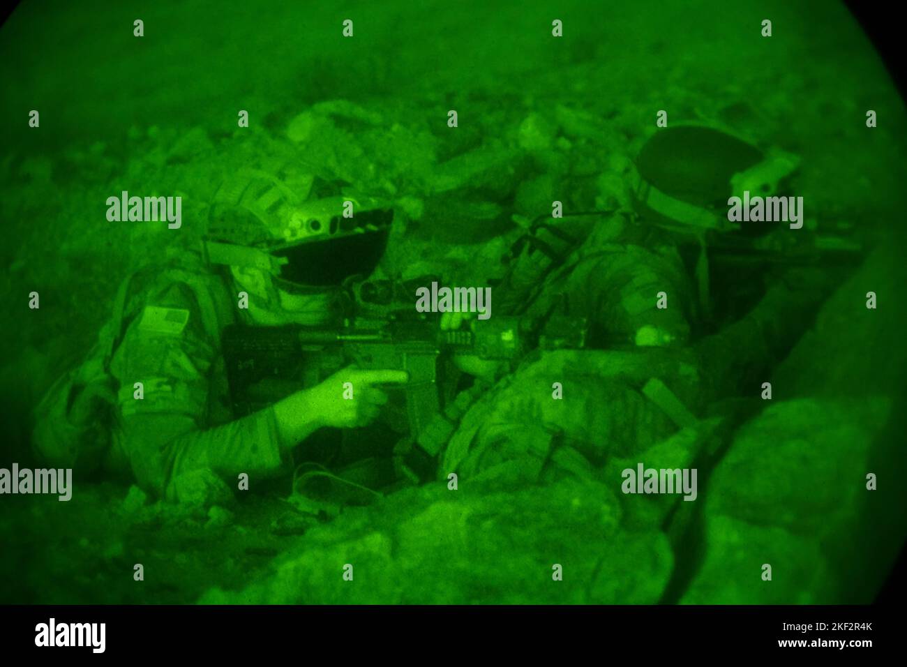 U.S. Soldiers, assigned to 11th Armored Cavalry Regiment, train with ...