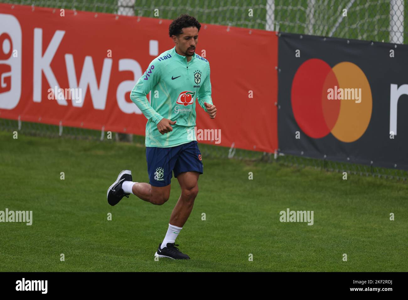 Turin, Italy. 15th Nov, 2022. Marquinhos of Brazil during the training ... Turin, Italy. 15th Nov, 2022. Marquinhos of Brazil during the training ...