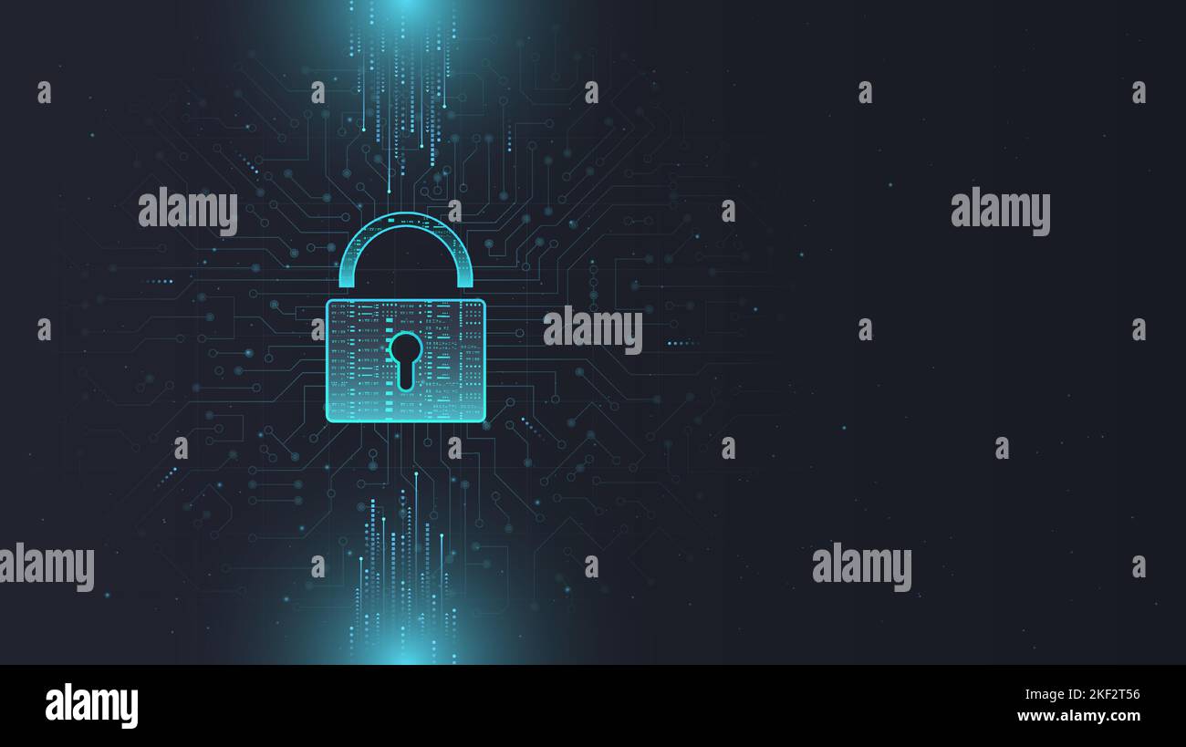Digital keyhole concept cyber Stock Vector Images - Alamy