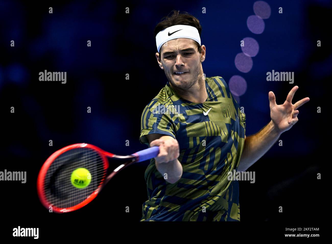 Taylor fritz forehand hi-res stock photography and images - Alamy