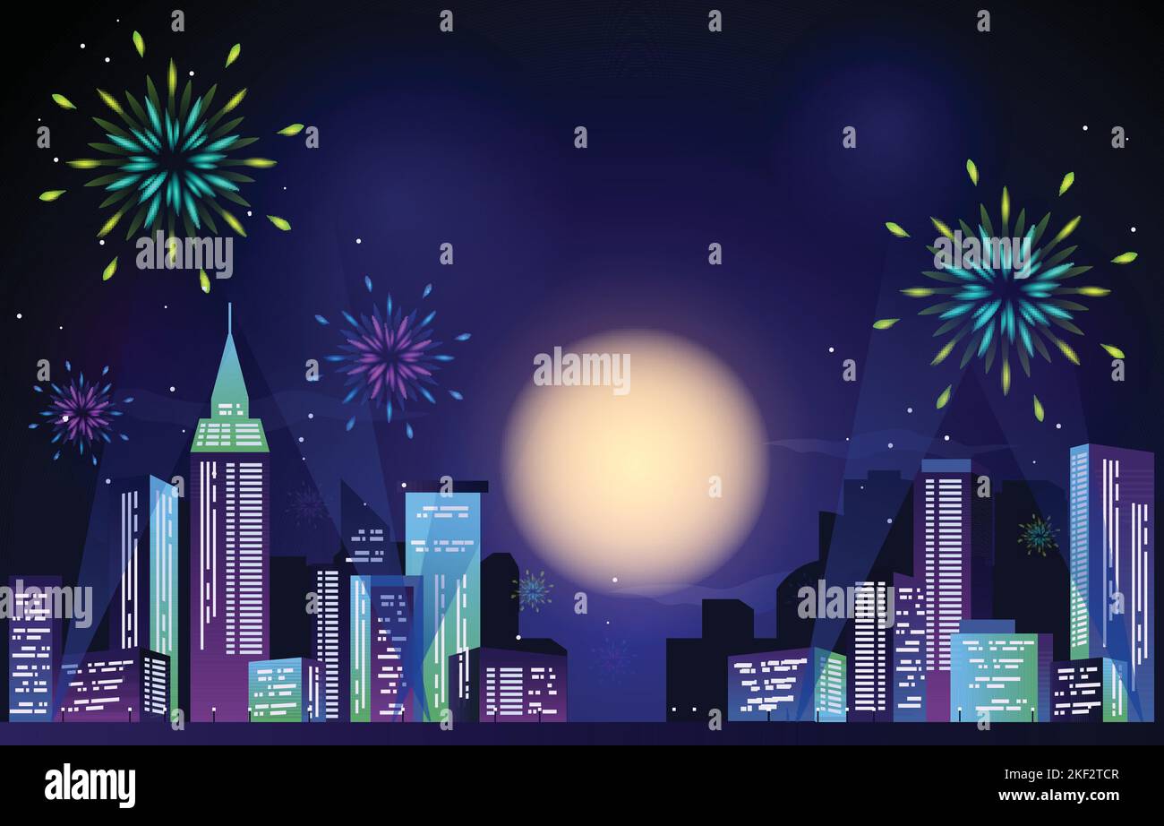 Silhouette building moon hi-res stock photography and images - Alamy