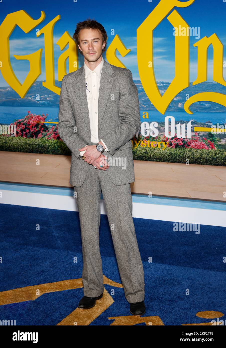 Los Angeles, CA, - Nov 14, 2022: Drew Starkey arrives at the Premiere ...
