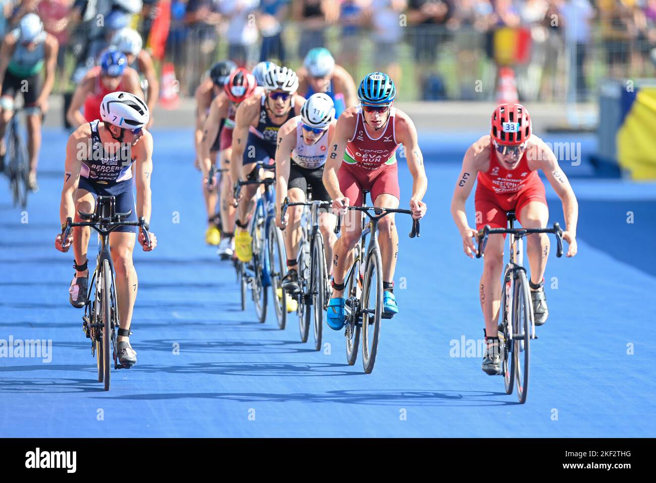 Leo Bergere (France, Gold Medal), Simon Westermann (Switzerland), Mark ...