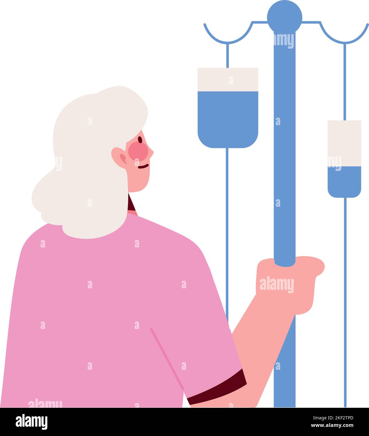 Iv drip woman Stock Vector Images - Alamy