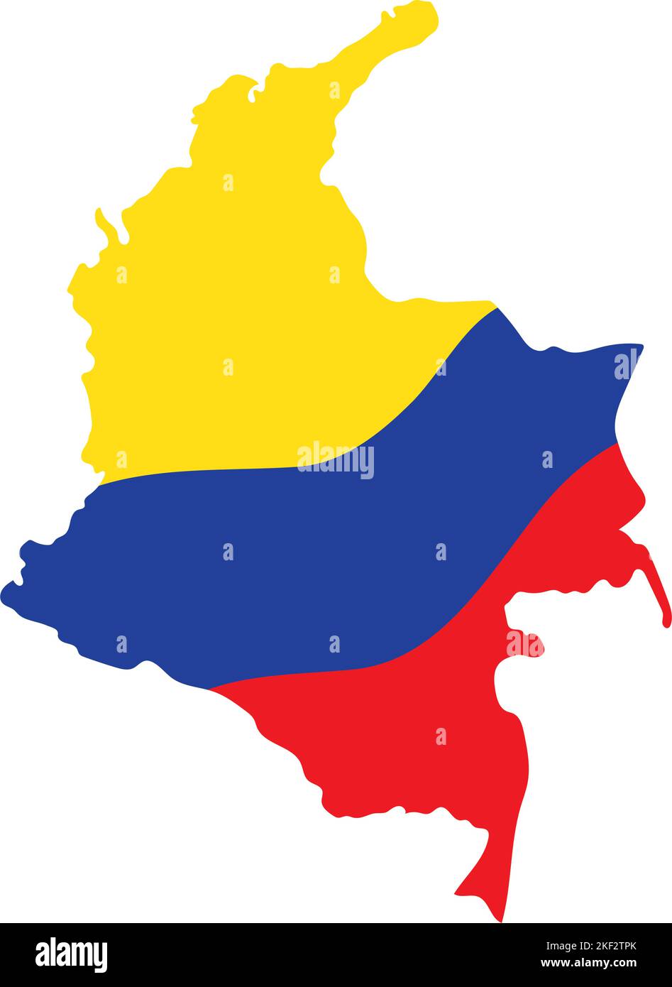 Colombian map and flag Stock Vector Image & Art - Alamy