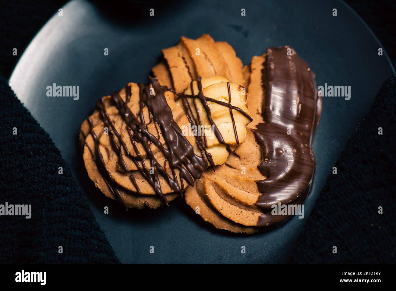 Viennese whirls are a British biscuit consisting of soft shortbread ...