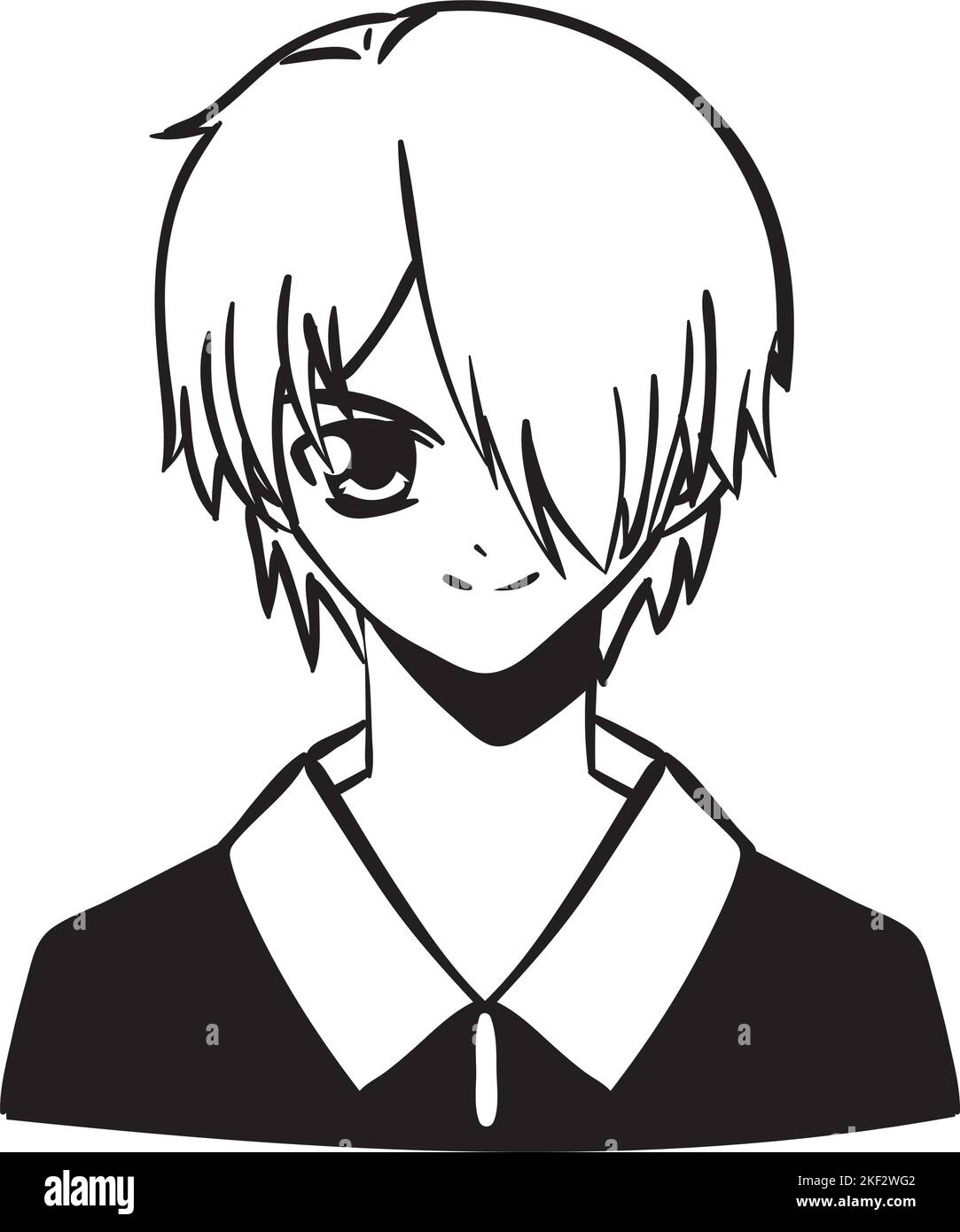 anime man character Stock Vector Image & Art - Alamy