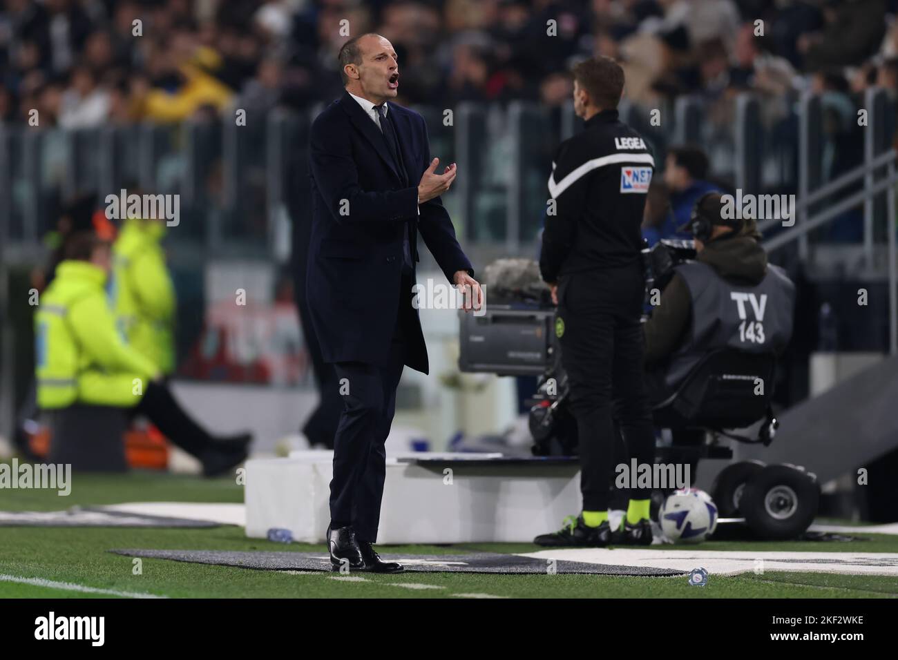Turin, Italy, 13th November 2022. Massimiliano Allegri Head coach of ...