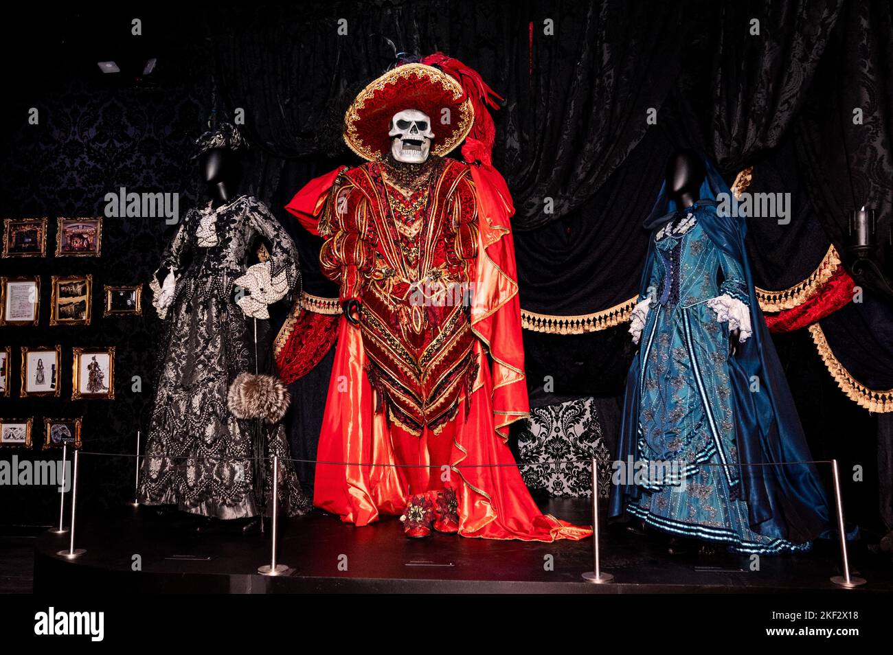 New York, United States. 15th Nov, 2022. A display costumes from the ...