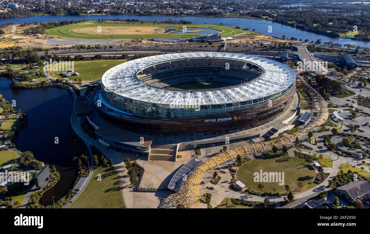 Optus Stadium or Perth Stadium, Perth, WA, Australia Stock Photo - Alamy
