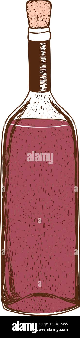 wine bottle icon Stock Vector Image & Art - Alamy
