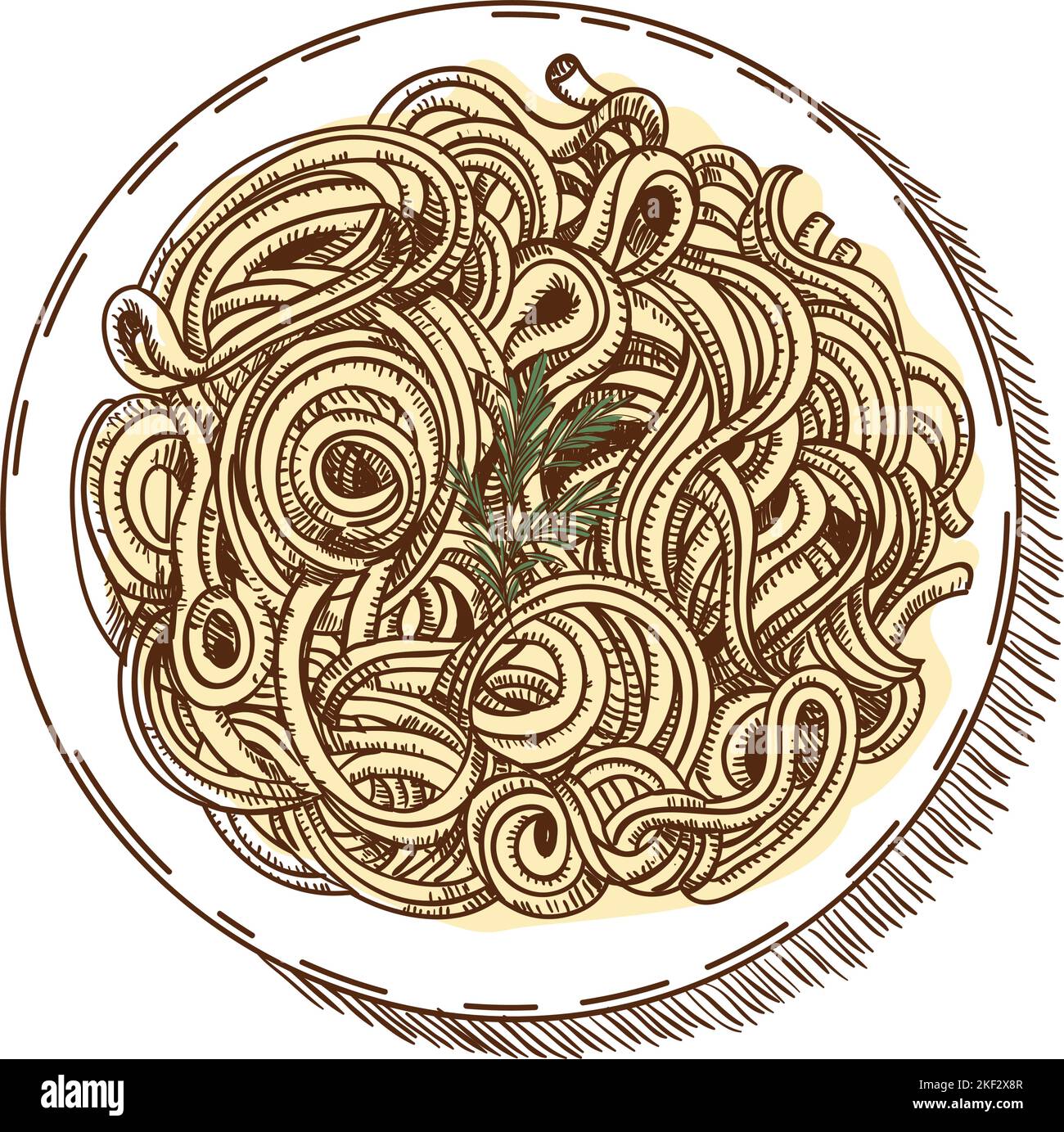 spaghetti food icon Stock Vector Image & Art - Alamy