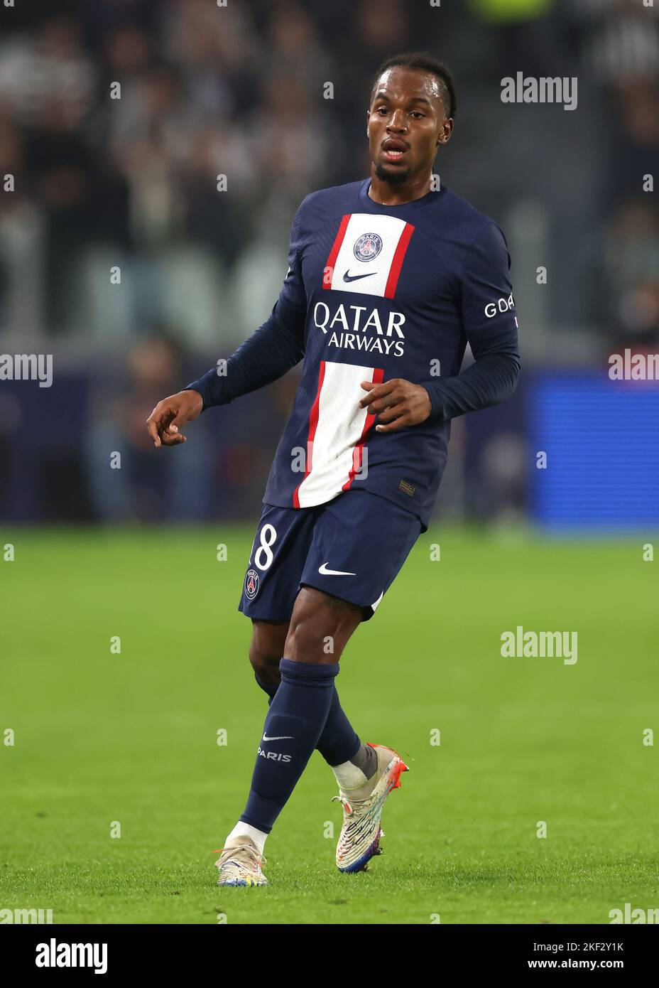 Turin, Italy, 2nd November 2022. Renato Sanches of PSG during the UEFA ...