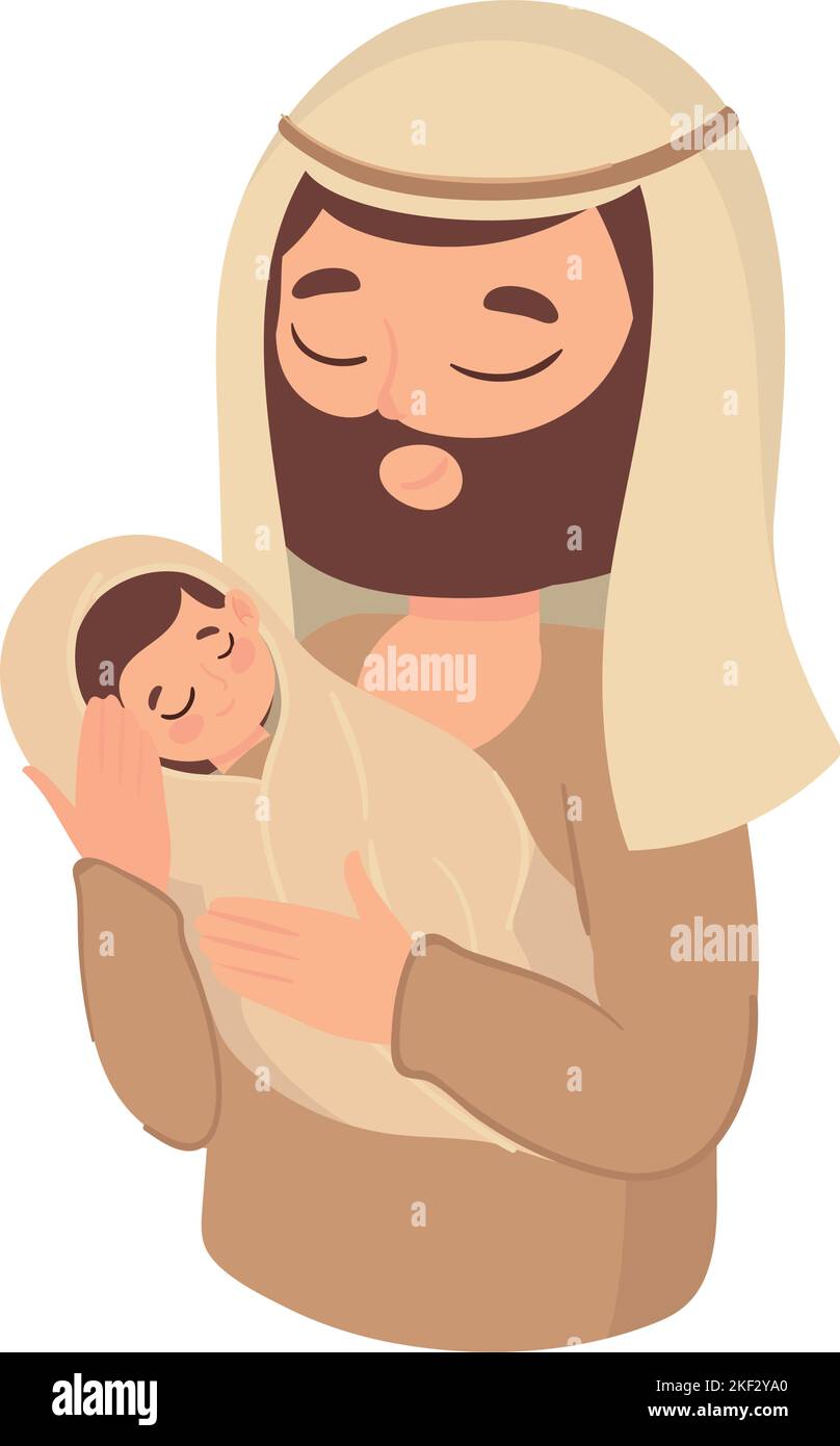 joseph and baby jesus Stock Vector Image & Art - Alamy