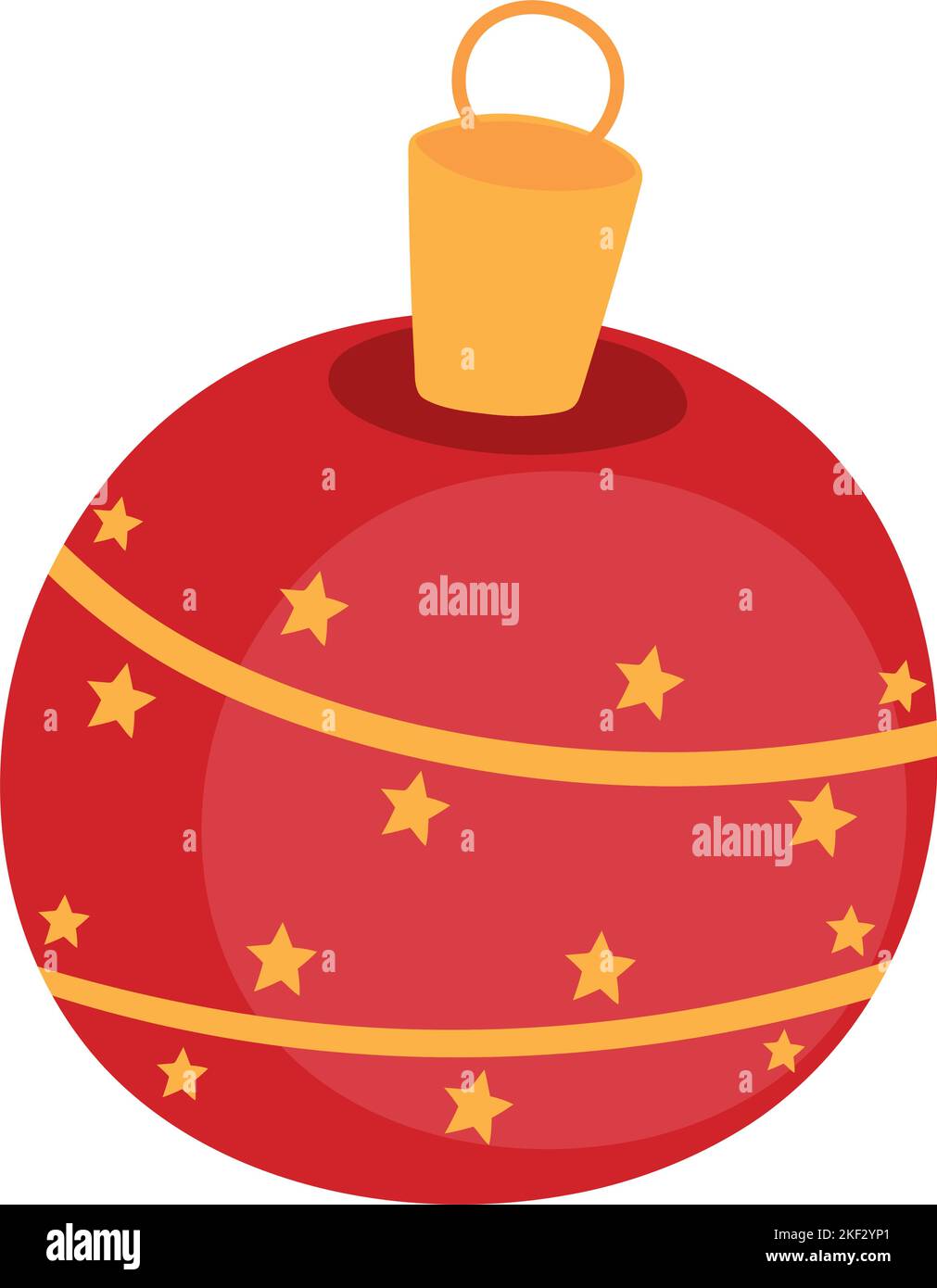 red ball christmas hand drawn Stock Vector Image & Art - Alamy