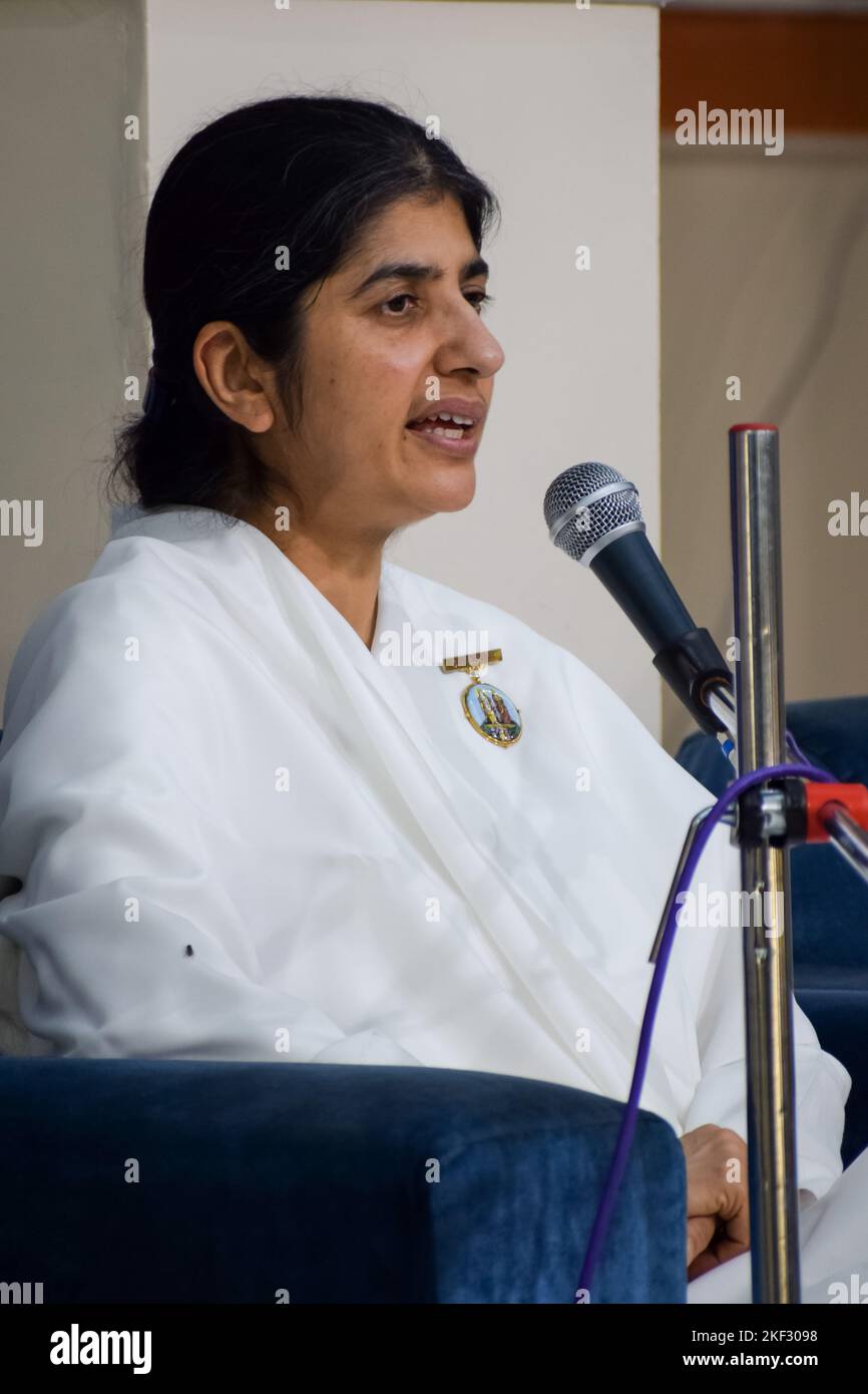 New Delhi India October 16 2022 Bk Shivani During Meditation Session Shivani Verma Better 