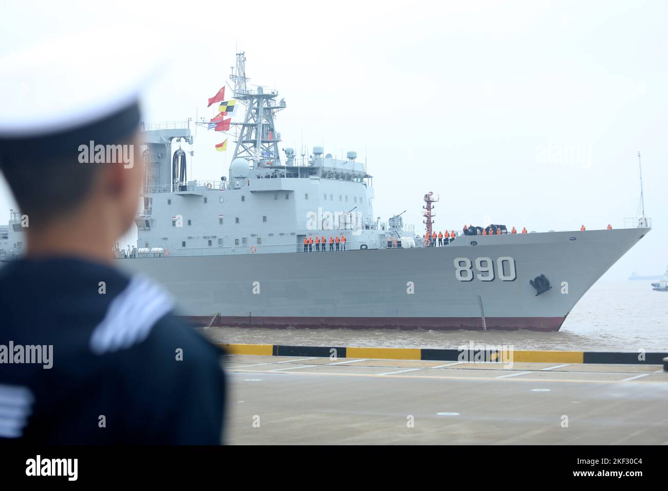Hangzhou, China's Zhejiang Province. 15th Nov, 2022. The supply ship ...