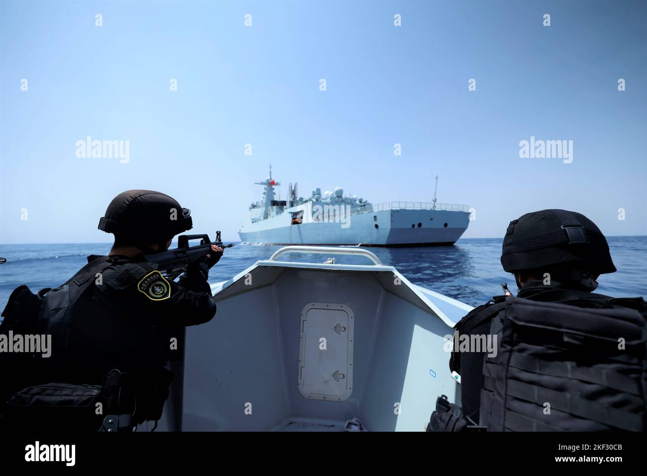 Hangzhou. 22nd Aug, 2022. Soldiers of the 41st fleet of the Chinese ...