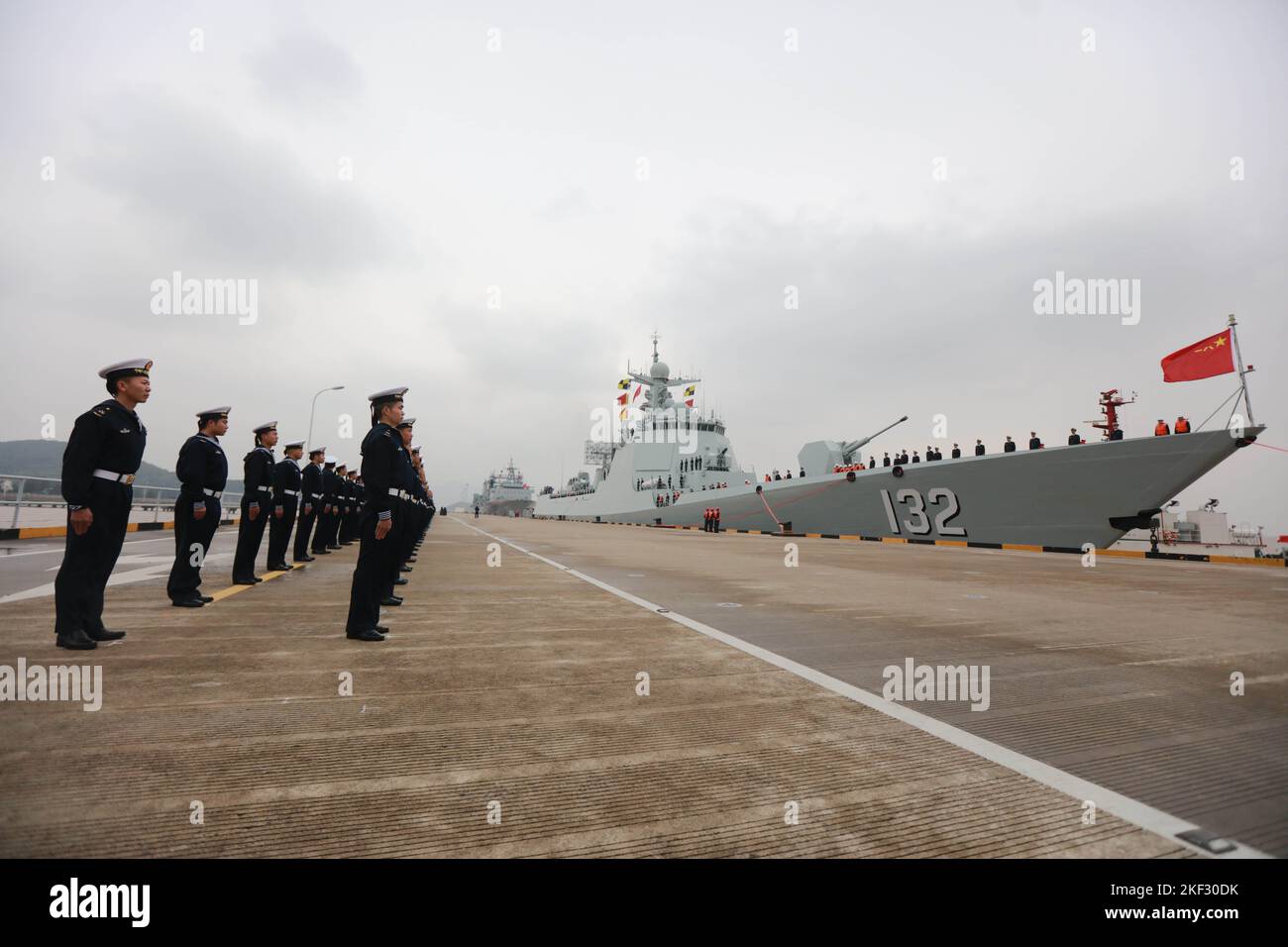 Hangzhou, China's Zhejiang Province. 15th Nov, 2022. The 41st fleet of ...