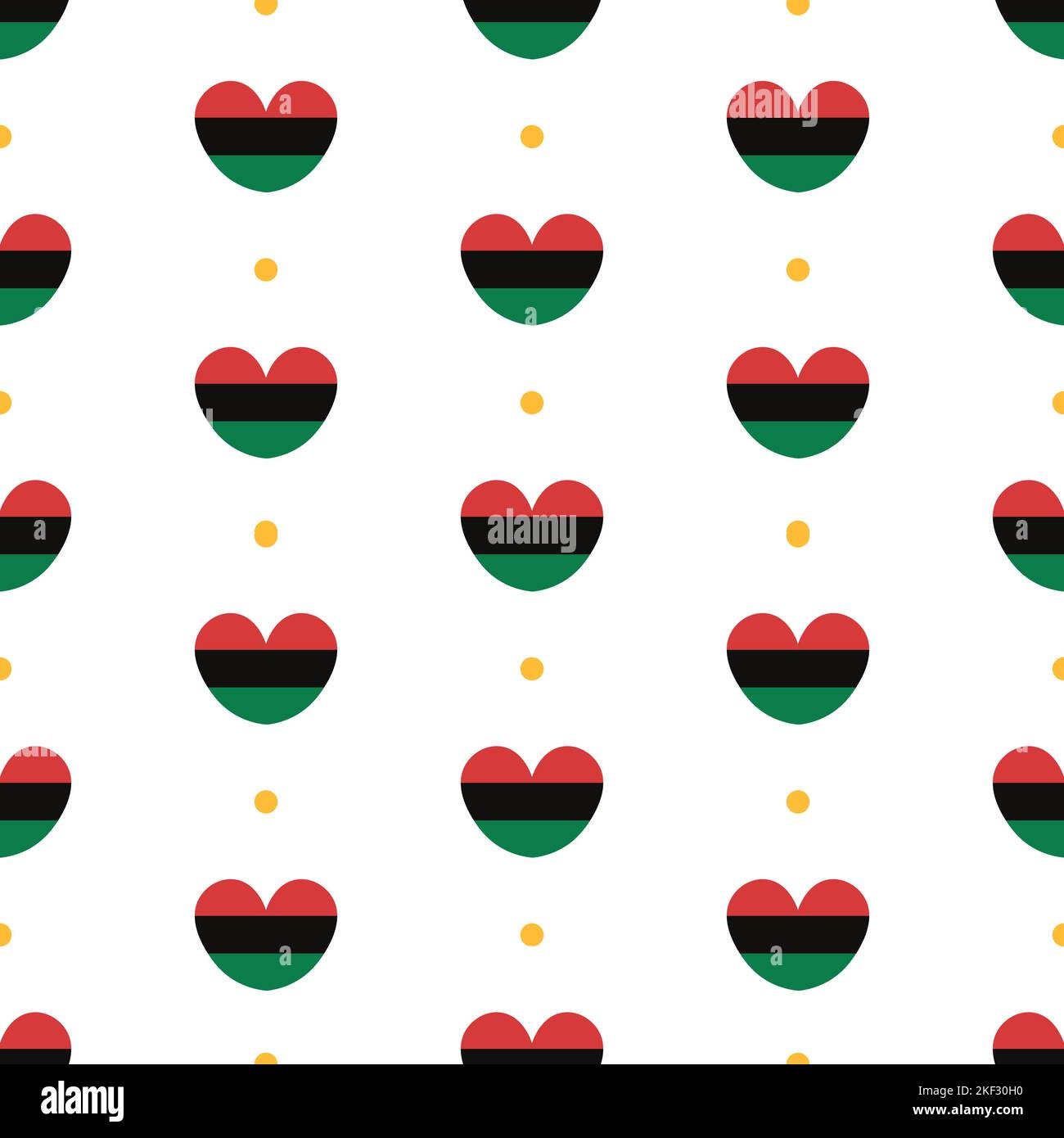 Happy Kwanzaa Holiday African Seamless Pattern Design with Festival ...