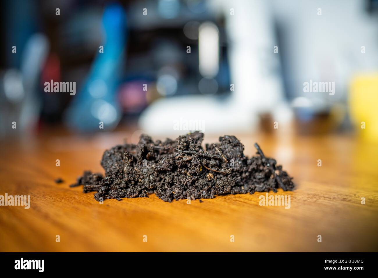 working in a soil lab iwth soil samples testing a soil test in ...