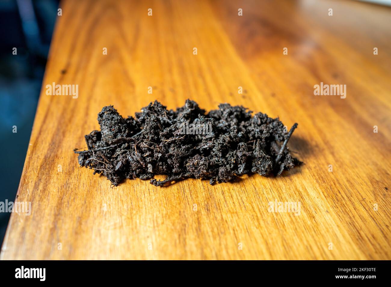 working in a soil lab iwth soil samples testing a soil test in ...