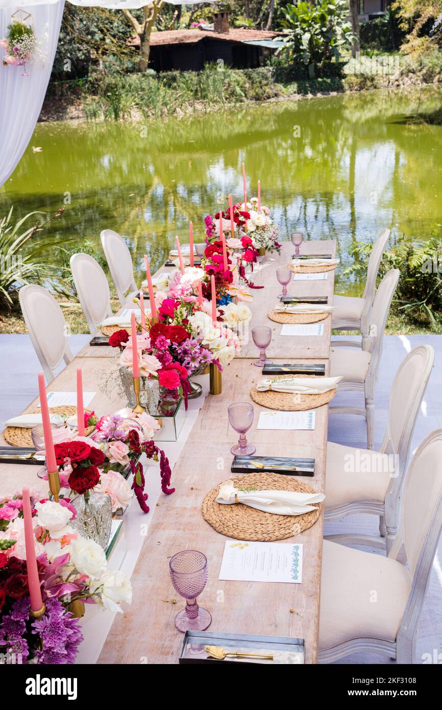 Kenyan Weddings Beautiful Decorations Flowery Setup Design Display ...