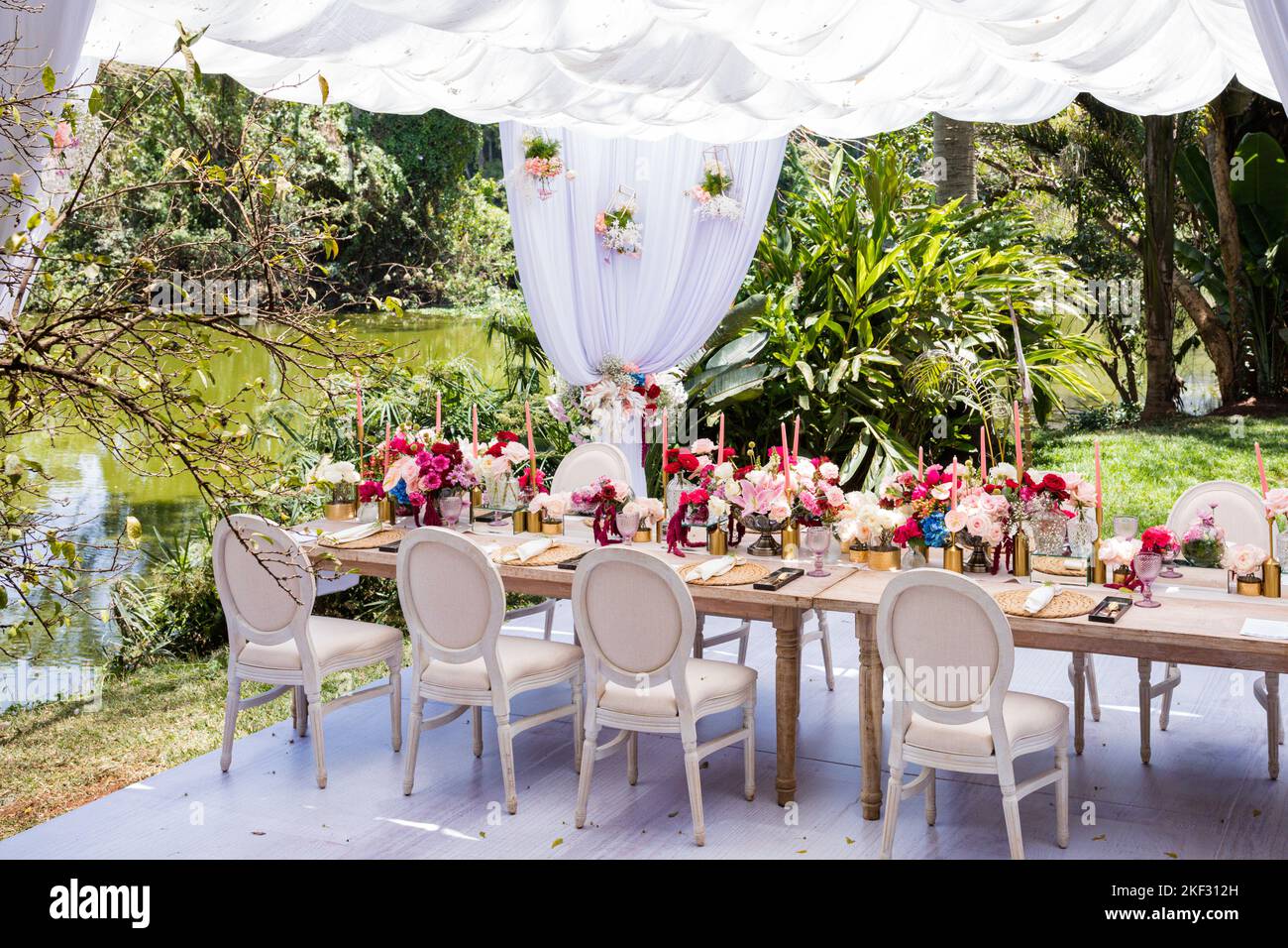 Kenyan Weddings Beautiful Decorations Flowery Setup Design Display ...