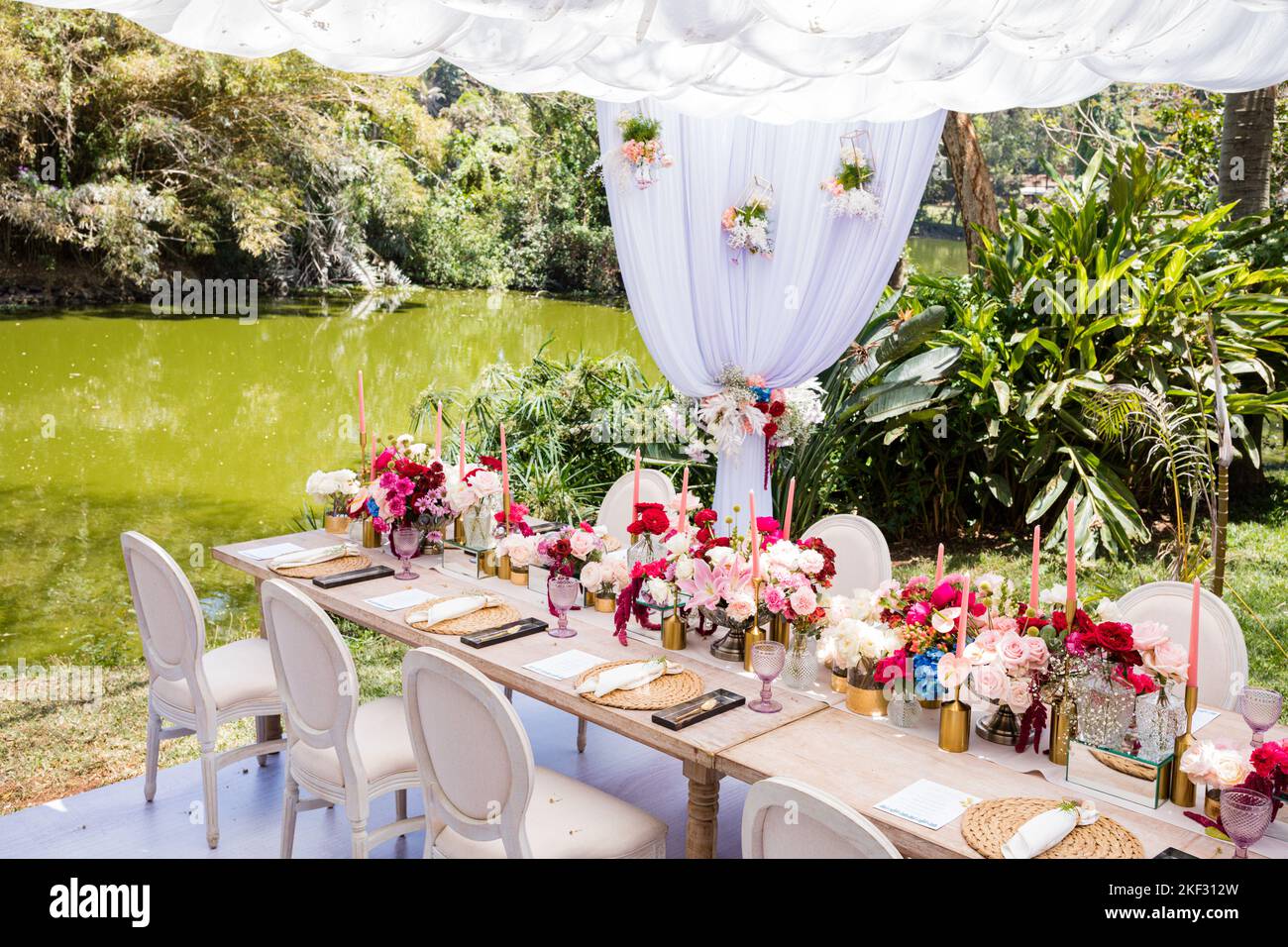 Kenyan Weddings Beautiful Decorations Flowery Setup Design Display ...