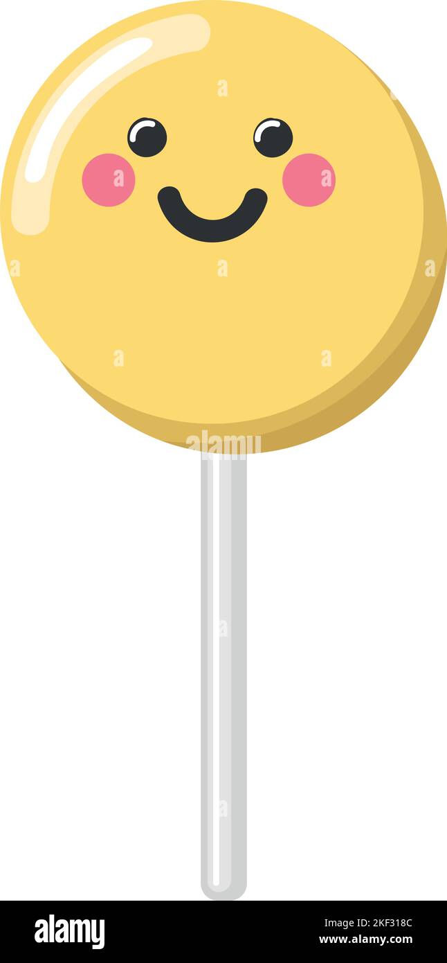 candy in stick cartoon Stock Vector Image & Art - Alamy