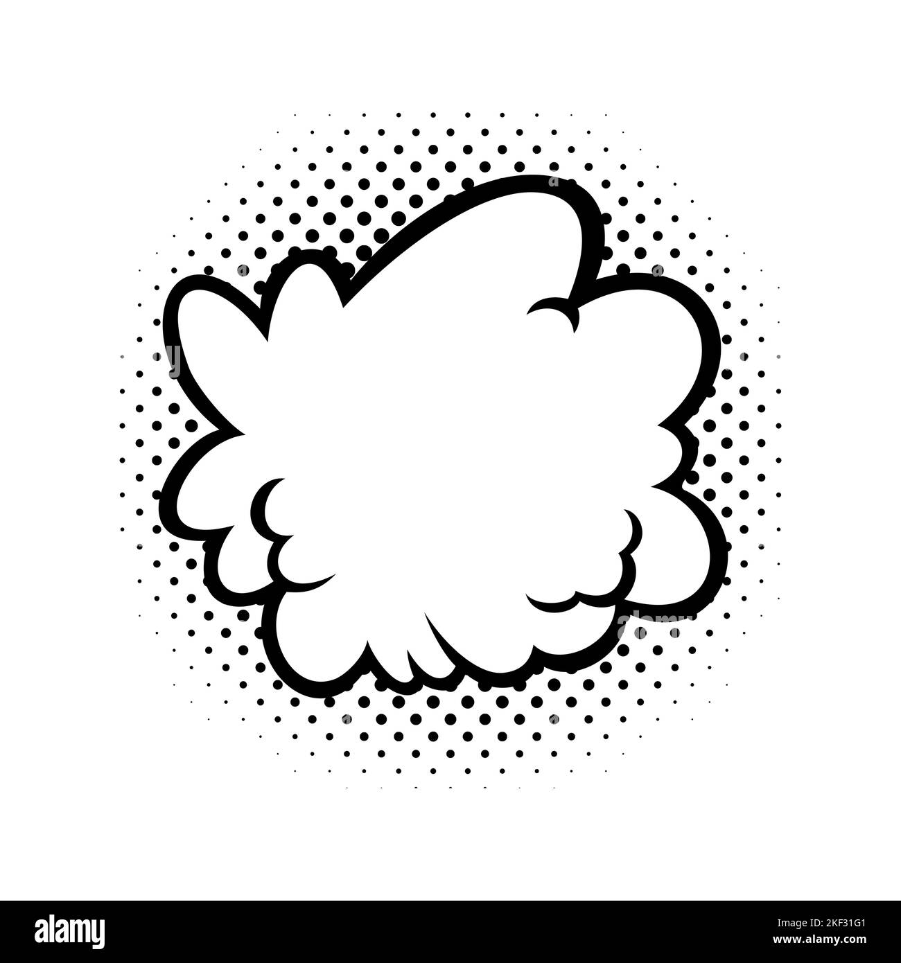 Comic speech bubbles. Blank comic balloons for text. Vector ...