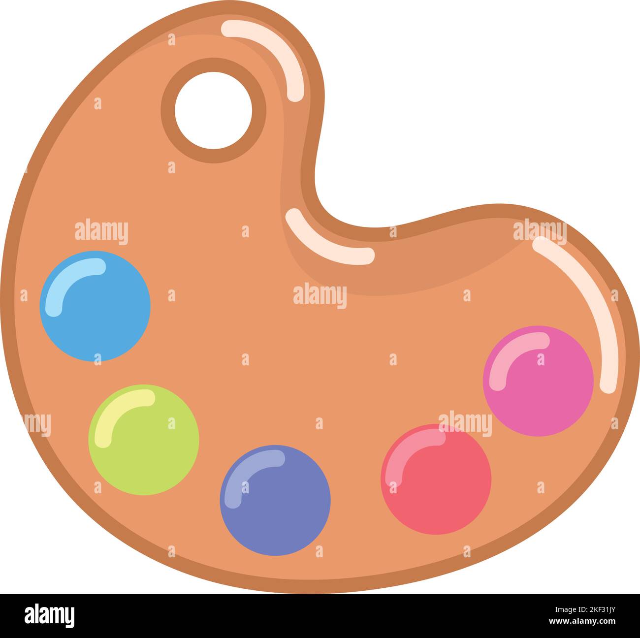 art watercolor palette Stock Vector Image & Art - Alamy