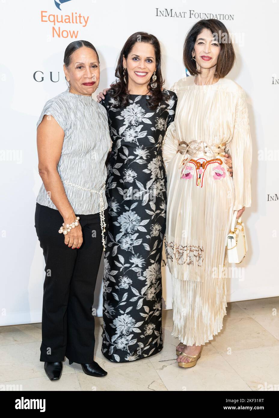 Taina Bien-Aimé, Mona Sinha, and Yasmeen Hassan attend Equality Now ...