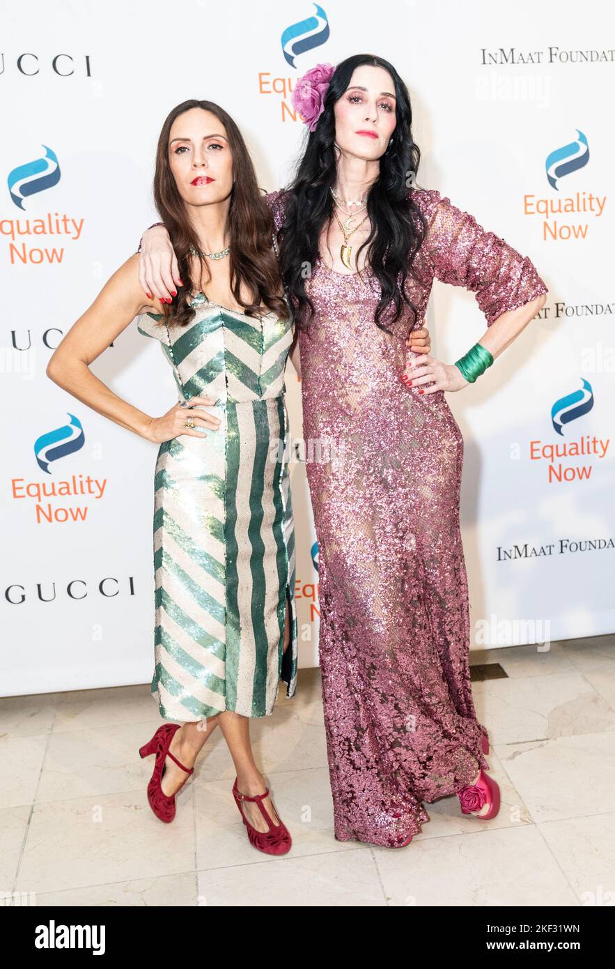 Paola Mendoza and Sarah Sophie Flicker attend Equality Now 30th ...