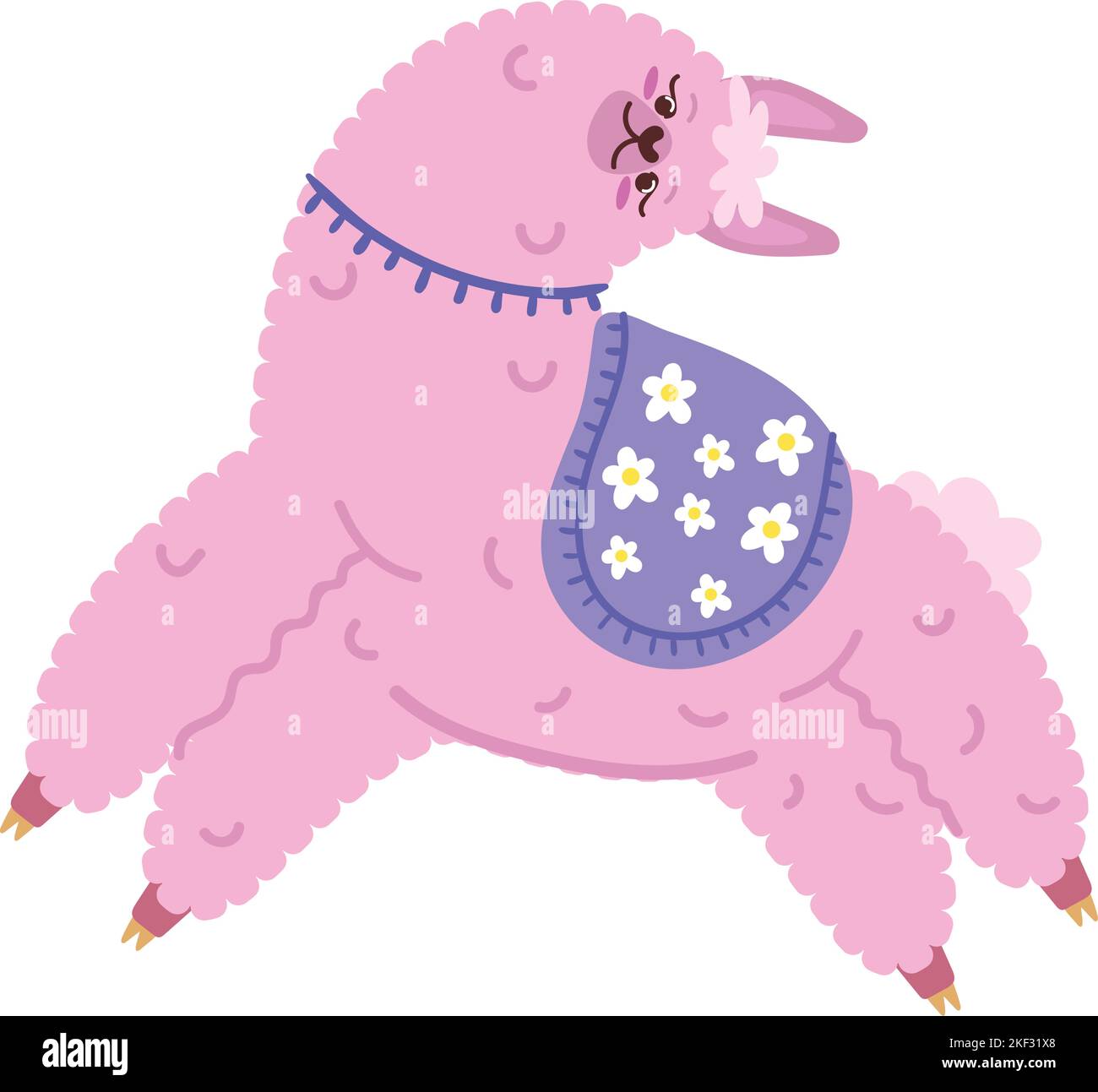 happy llama cartoon Stock Vector Image & Art - Alamy