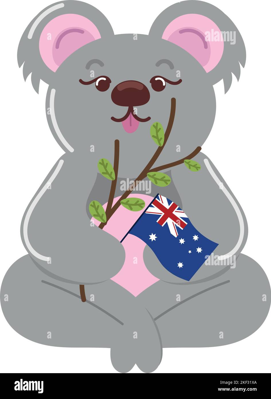 koala australia day Stock Vector Image & Art - Alamy