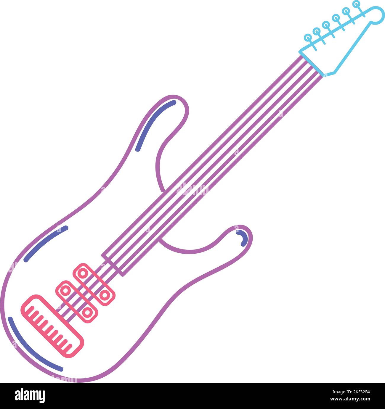 electric guitar music instrument Stock Vector Image & Art - Alamy