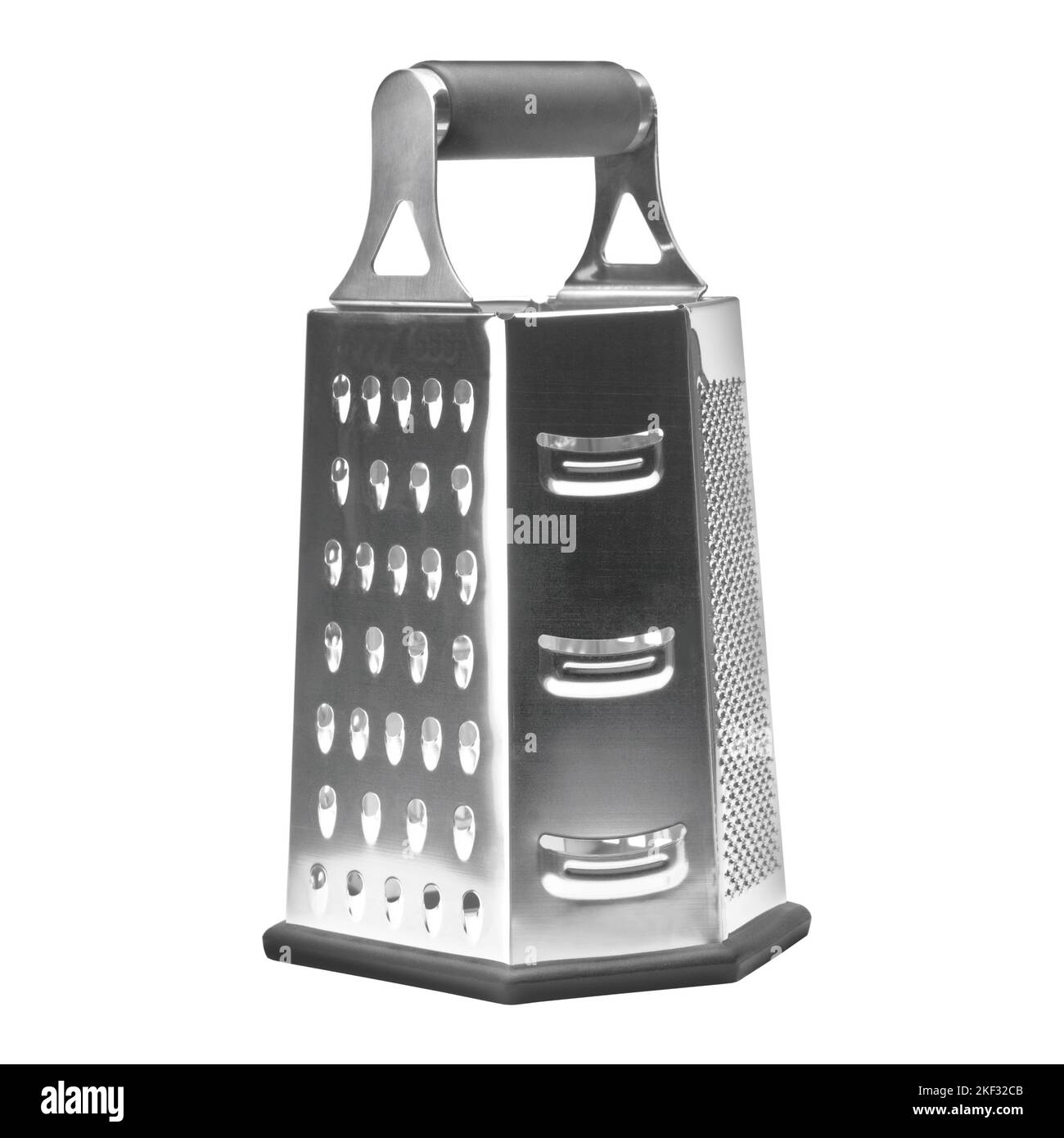 Metal grater isolated on white background with clipping path Stock ...