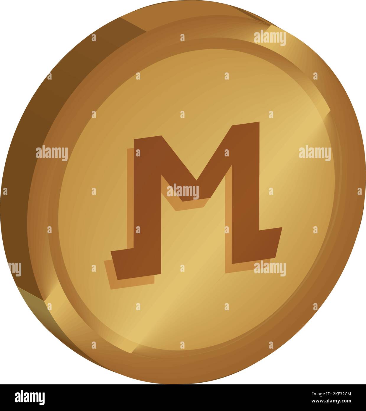 monero cryptocurrency icon Stock Vector Image & Art - Alamy