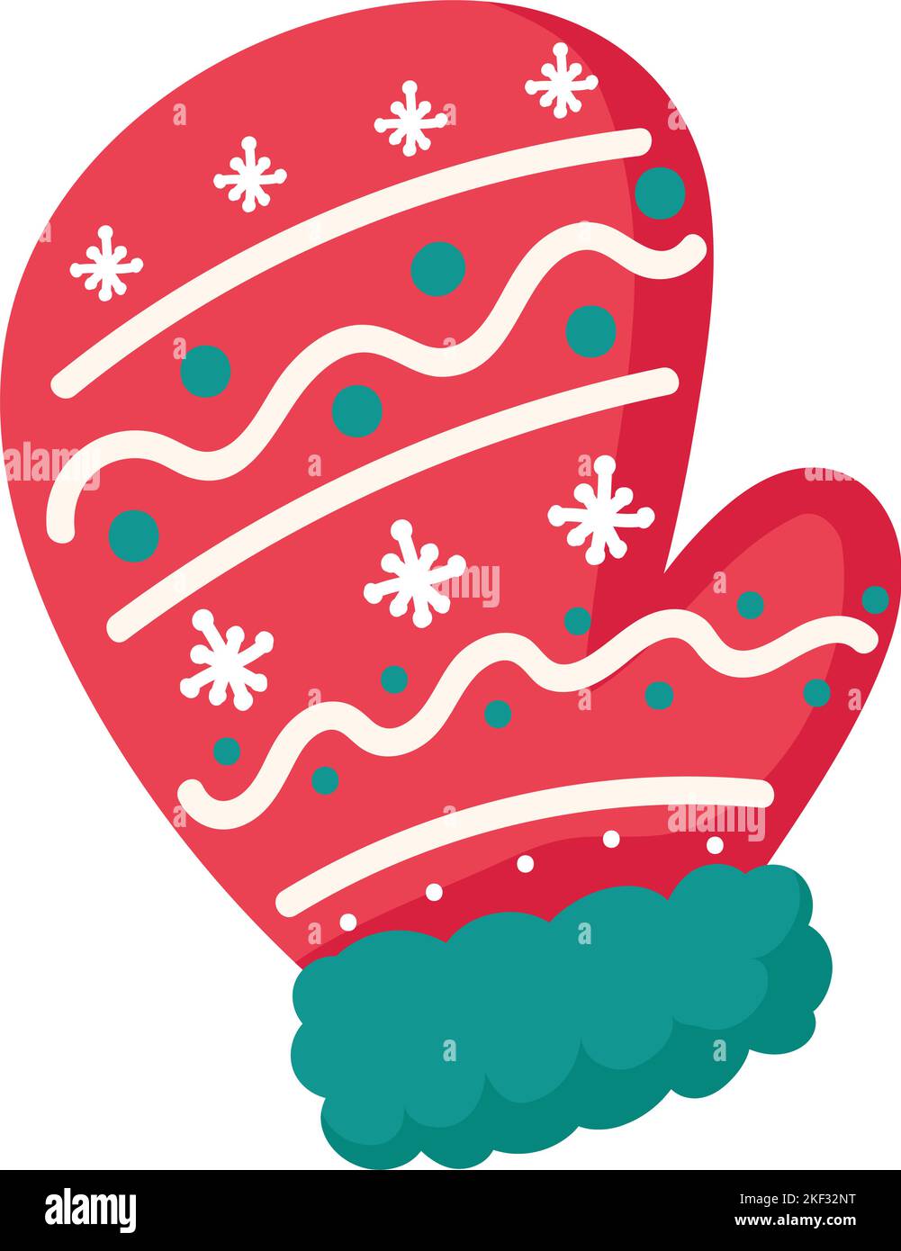 christmas mitten icon Stock Vector Image & Art - Alamy
