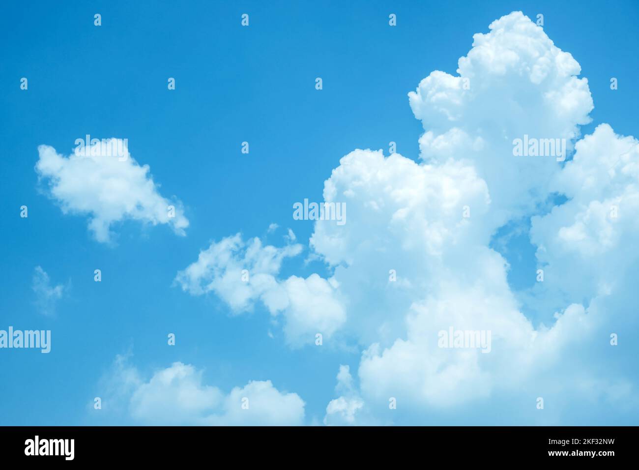 Clouds in the blue sky. Natural sky background texture, beautiful color ...