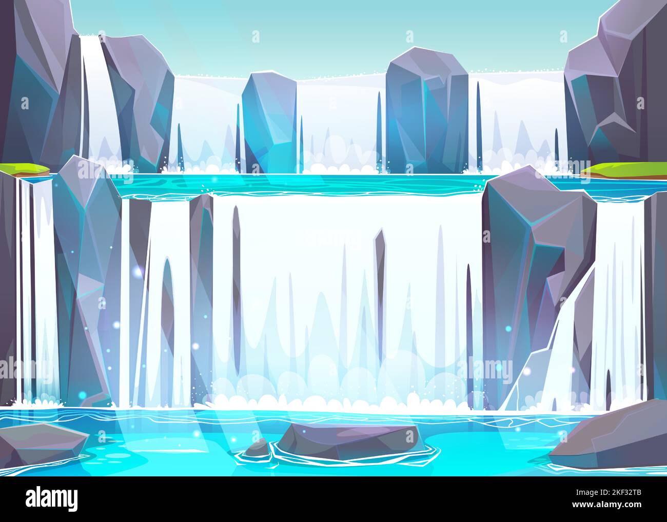 Torrent river Stock Vector Images - Alamy