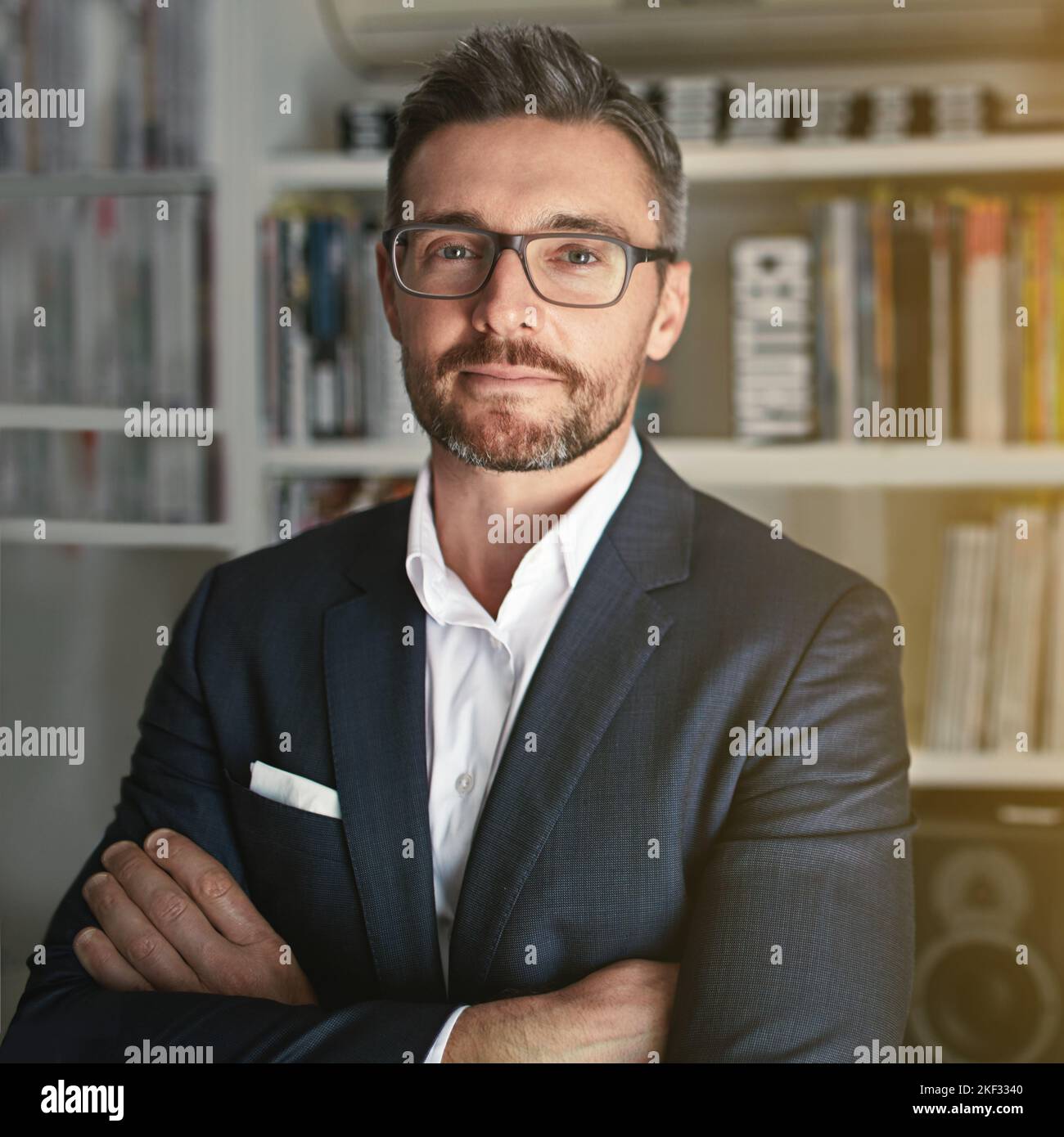 Success Ive got it covered. Portrait of a businessman standing in his ...