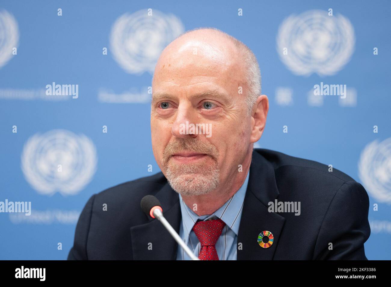 New York, New York, USA. 15th Nov, 2022. John Wilmoth attends alone ...