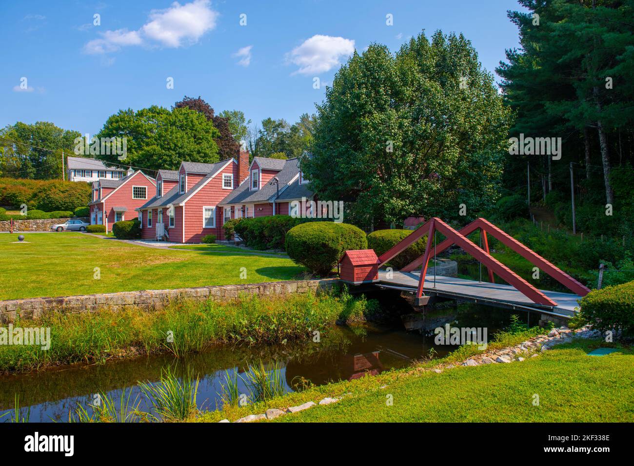 Russell Mill on River Meadow Brook in Russell Millpond in town of ...