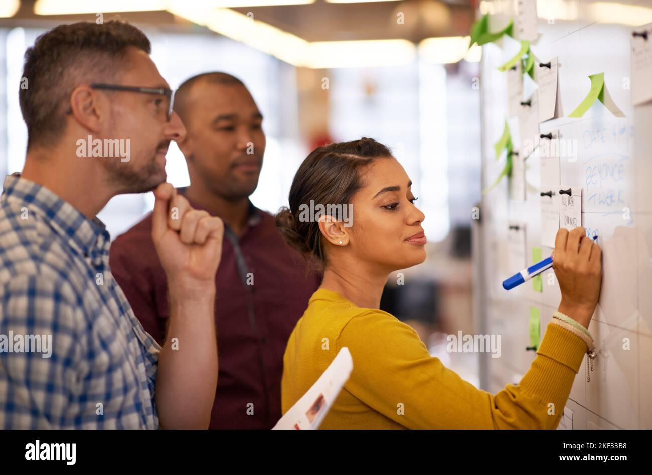 Its good to always discuss ideas thoroughly. a group of coworkers ...