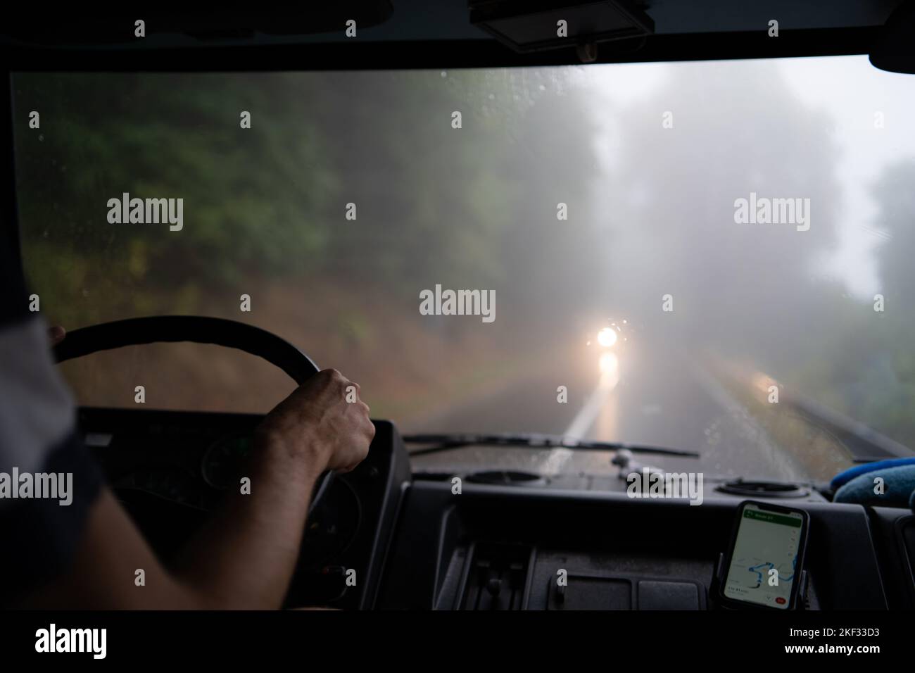 Driver fog hi-res stock photography and images - Alamy