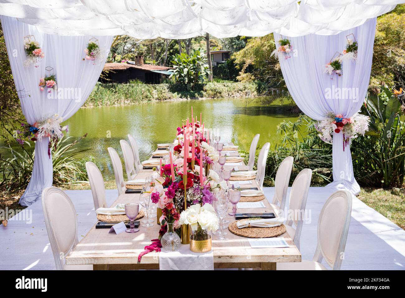 Kenyan Weddings Beautiful Decorations Flowery Setup Design Display ...
