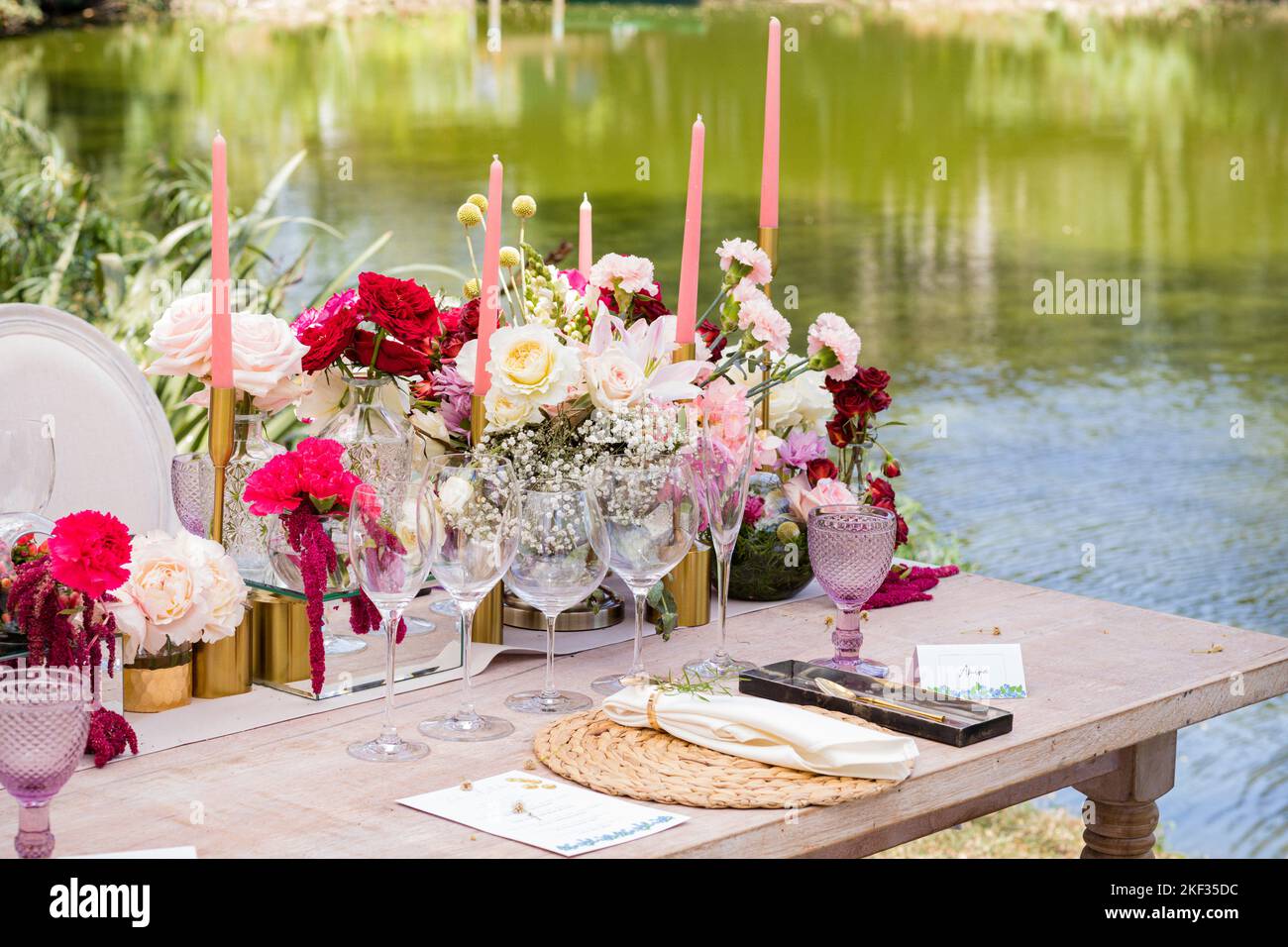 Kenyan Weddings Beautiful Decorations Flowery Setup Design Display ...